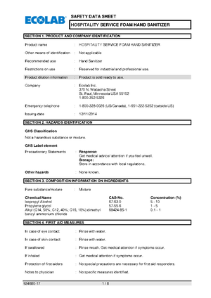 Ecolab® Hand Hygiene Program - Ecolab ® Hand Hygiene Program Ecolab ...