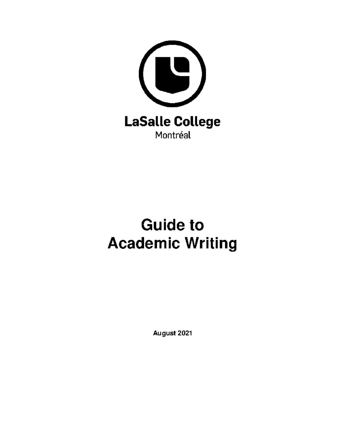 Writting Guide - Manual de pautas para trabajos escritos - Guide to ...