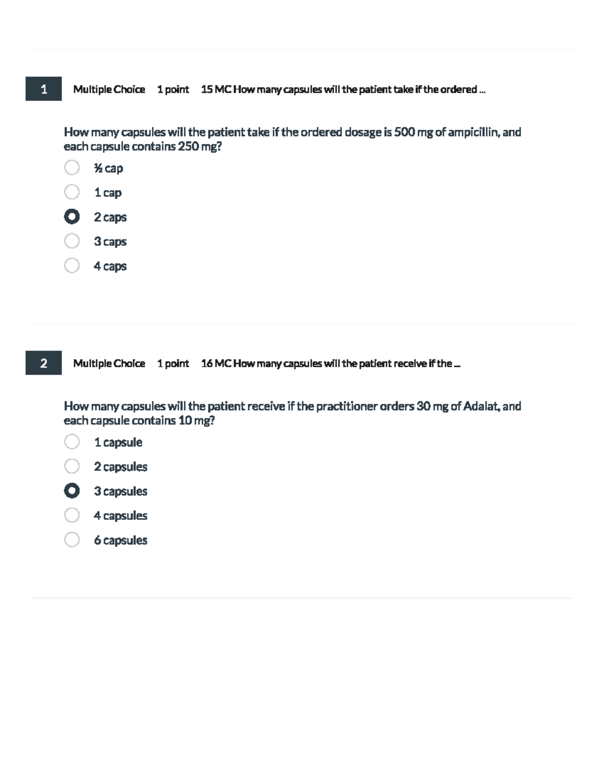 Dosage Calculations Worksheet (A) Answer Key - MEAS239 - Studocu