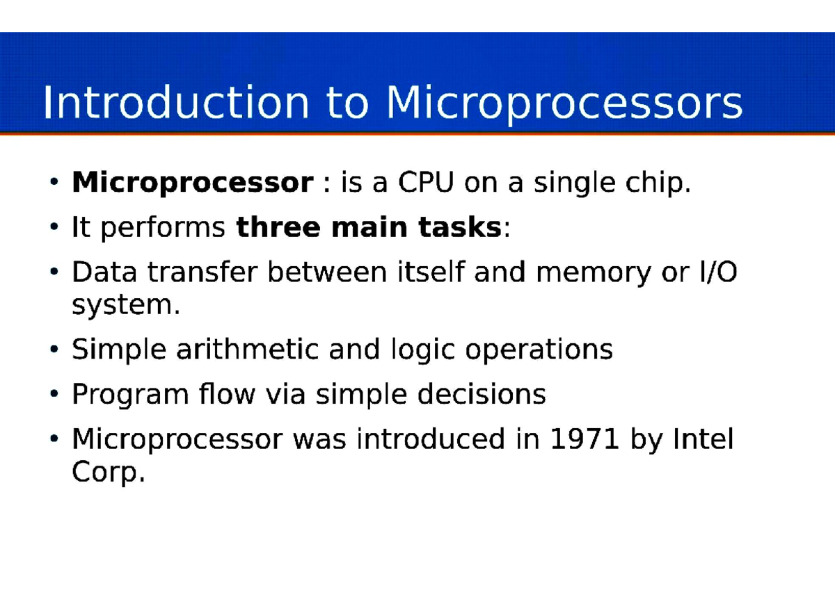 Document 17 - Presentation- case study of 8086 - Introduction to ...