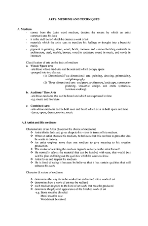 ARTS-1100 -Module-1-What-is-Art-Introduction-and-Assumptions - ART APPRECIATION (ARTS 1100 ...