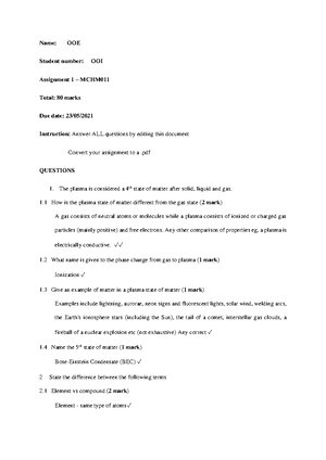 Test one one - Helps with semester 1 - SEFAKO MAKGATHO HEALTH SCIENCES ...