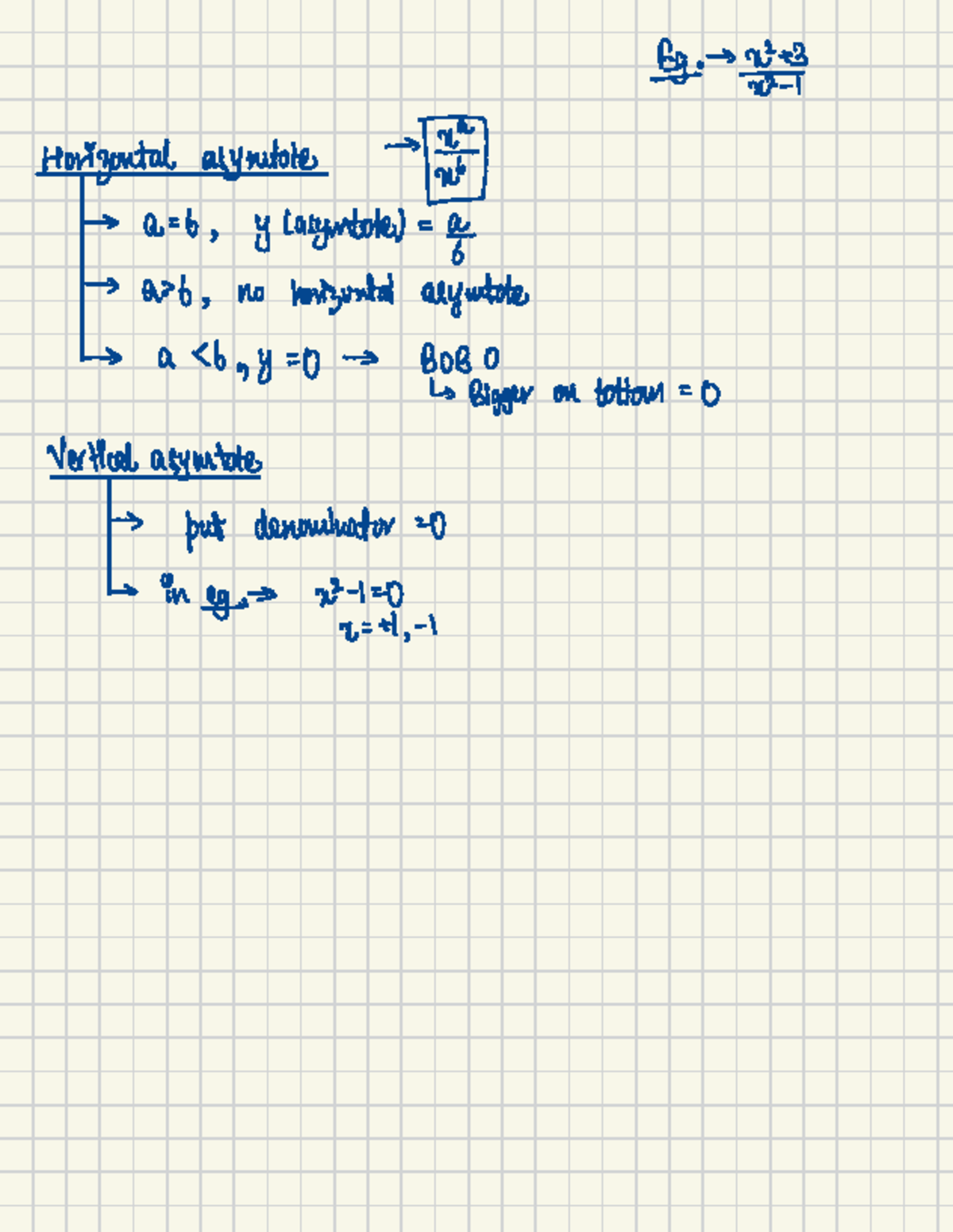 Asymptote - MATH 100 - Ego t 2 + 3 - > Horizontal asyrtote - > a = 6 ...