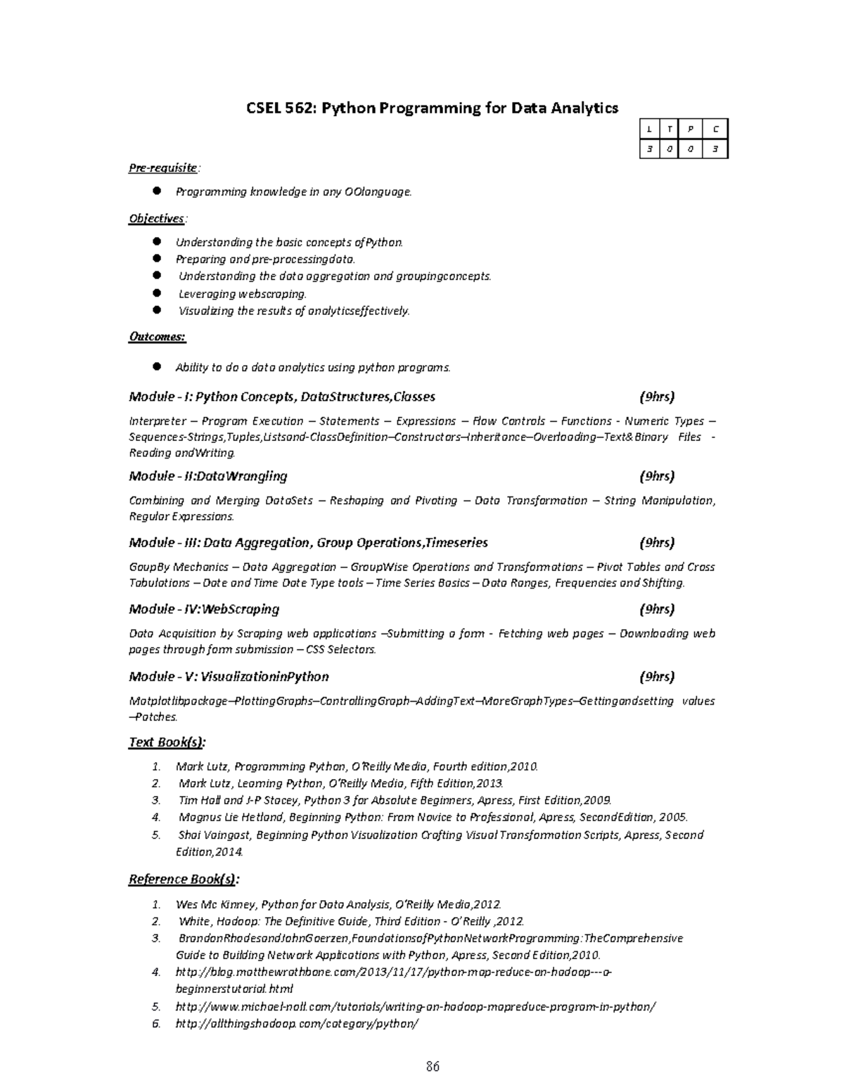 DATA SY - csdcs - 86 CSEL 562: Python Programming for Data Analytics L ...