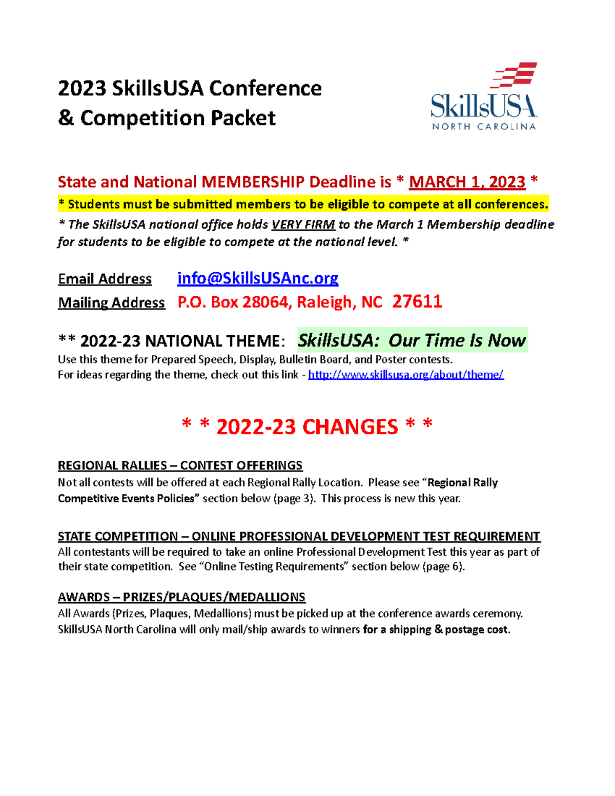 2023 Conference and Competition Packet 2 (16) - 2023 SkillsUSA ...