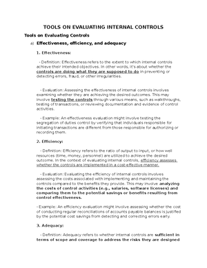 Sample ICF manual - Internal Control Framework Issued January 2014 ...