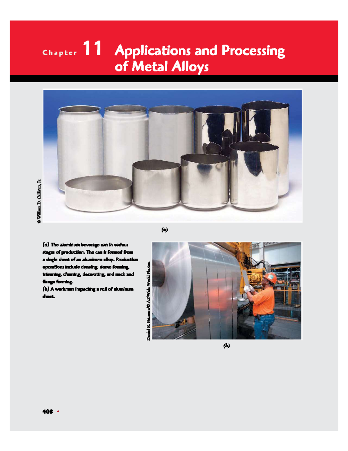 Applications and Processing of Metal Alloys - The can is formed from a ...
