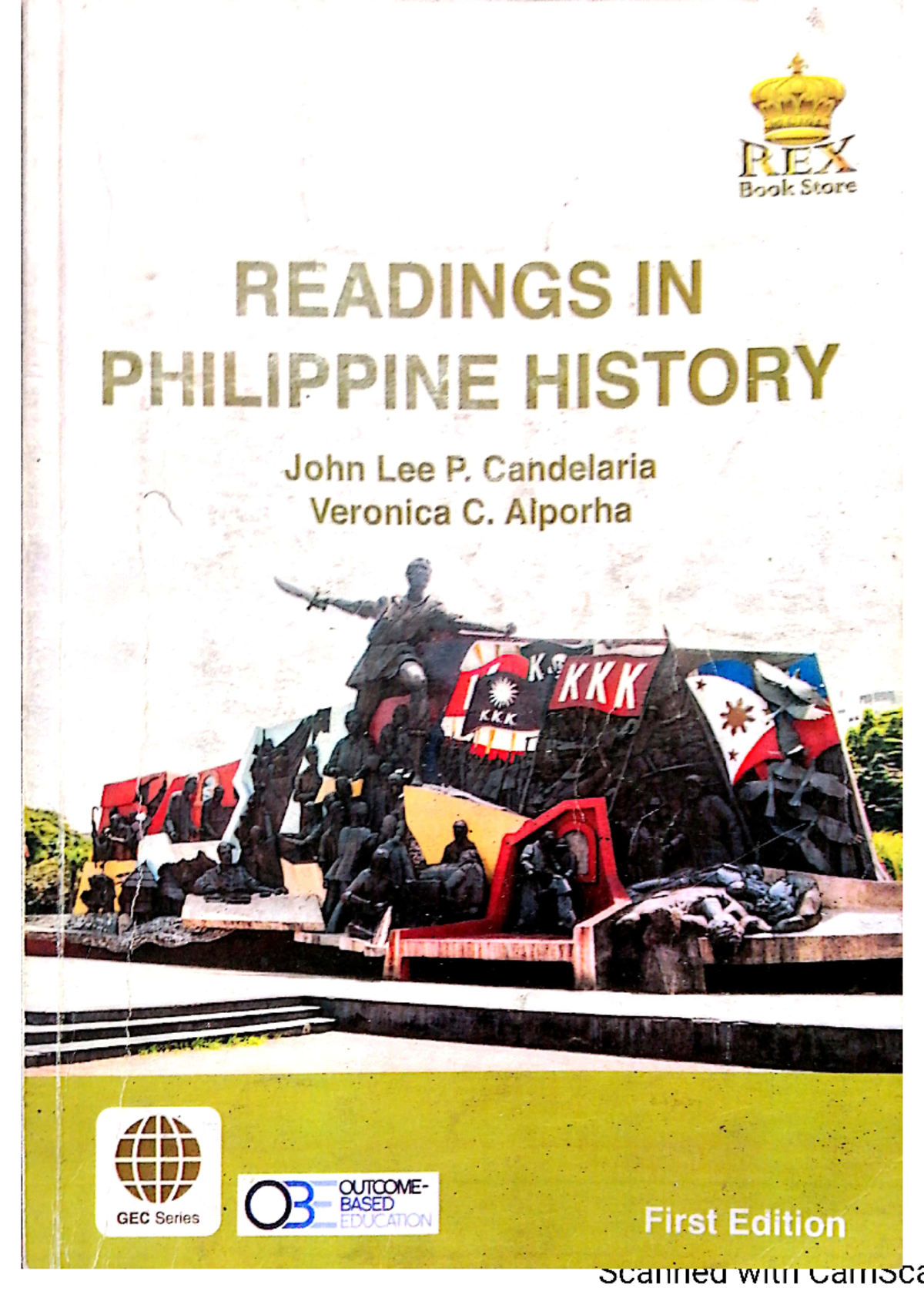 Reading in Philippines History part 1 - RE Book Store READINGS IN ...