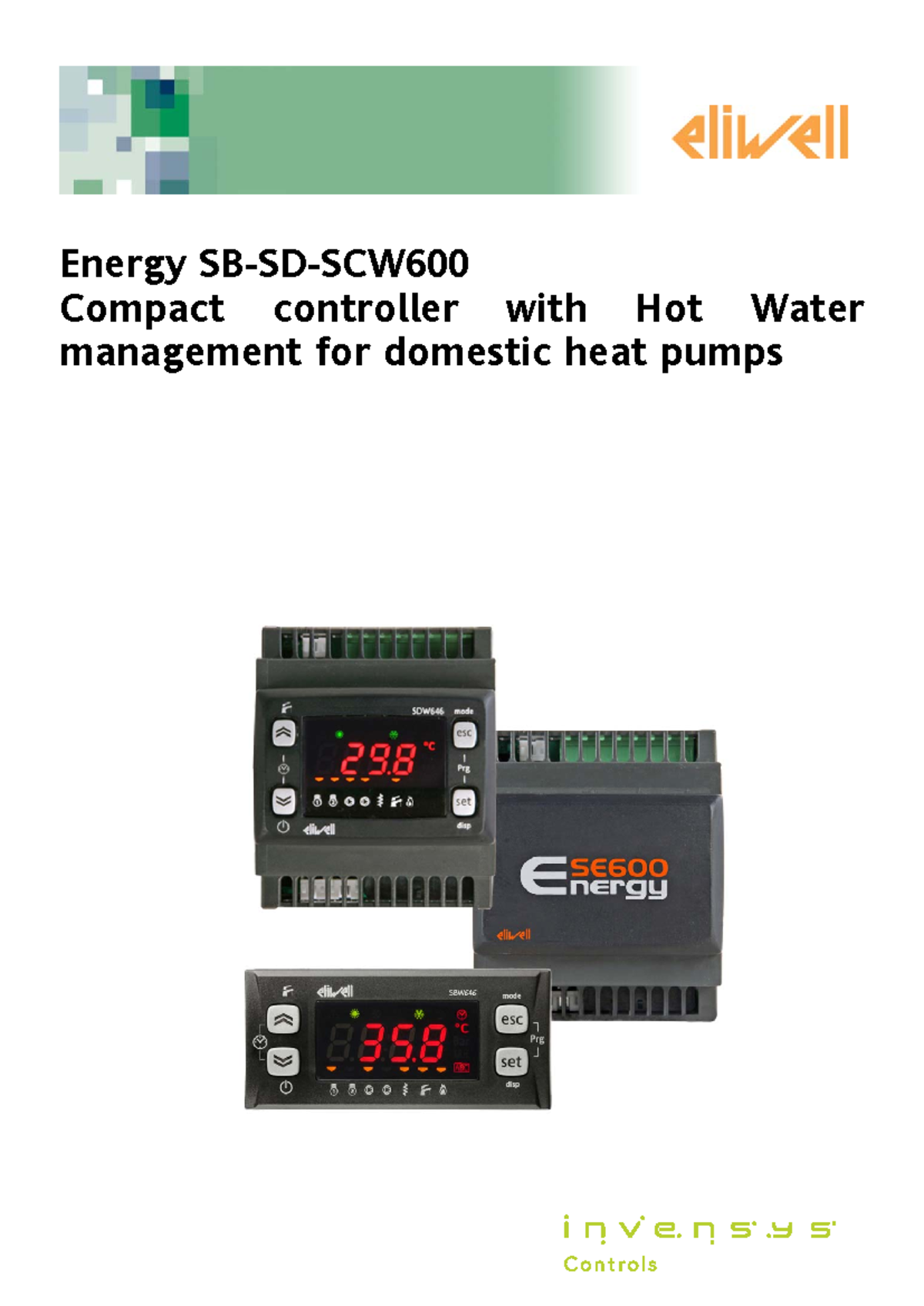 Eliwell SBW600 EN - Control para chiller - Energy SB-SD-SCW Compact ...