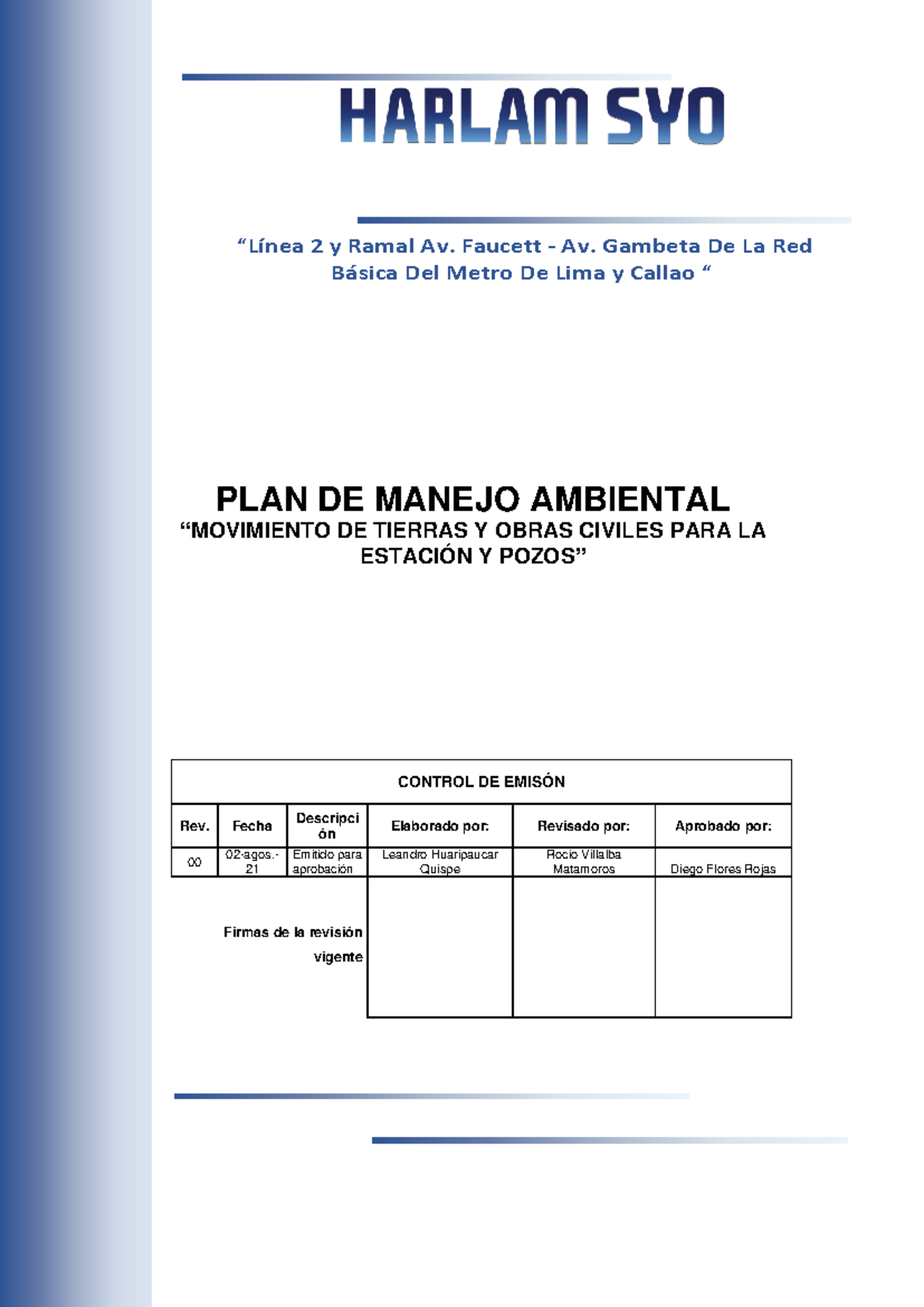 S08.s8 Ejemplo 06 Plan de manejo ambiental - PLAN DE MANEJO AMBIENTAL ...