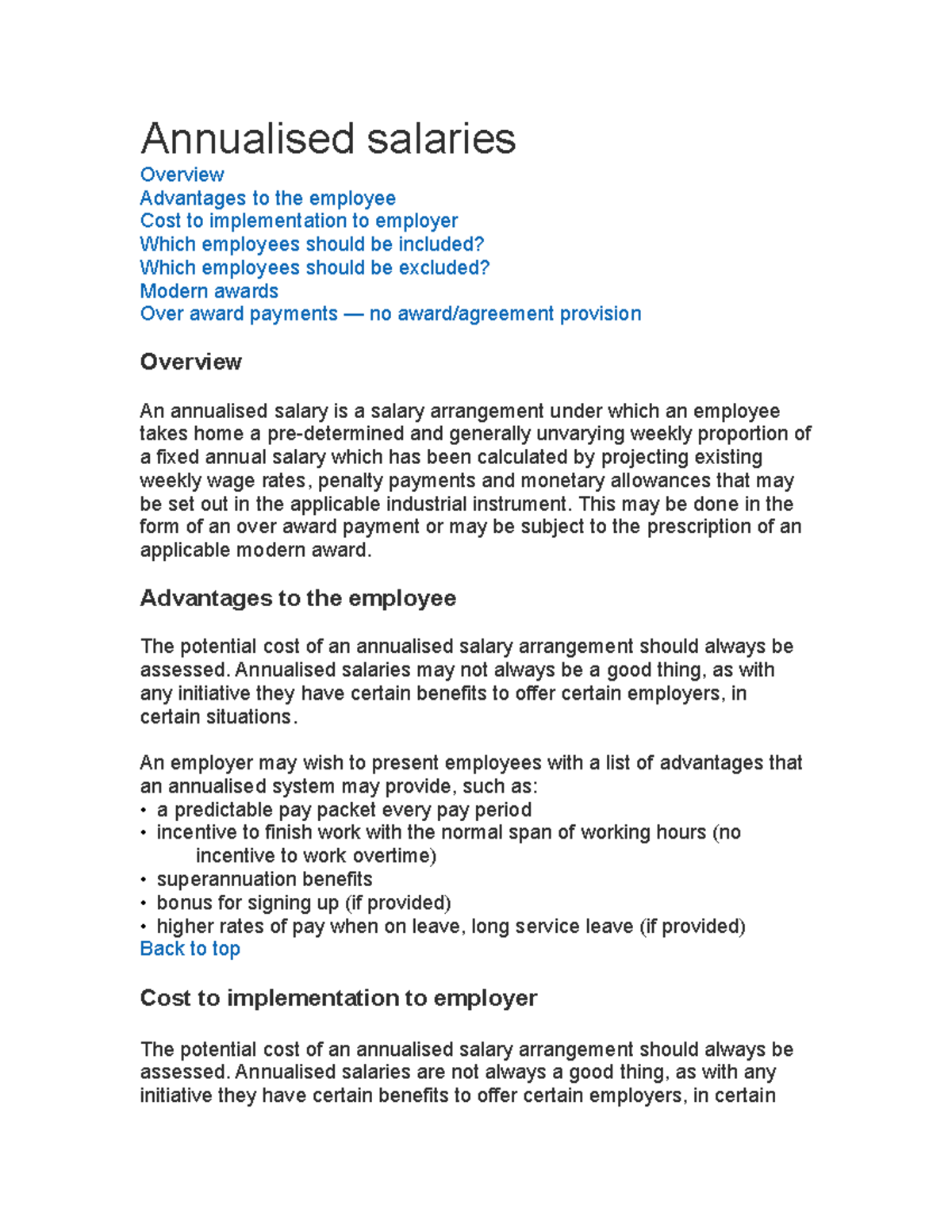 Annualised salaries - Rolling hourly rate into an annual one ...