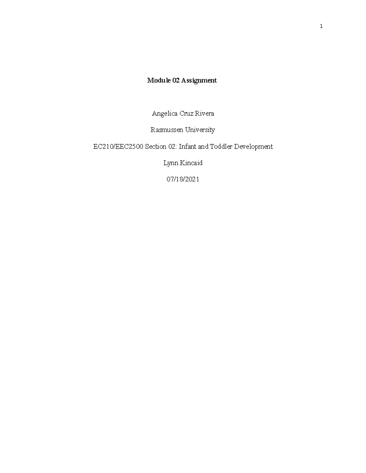 ACruz Rivera Module 02Assignment 07182021 - EEC 2225 - Studocu