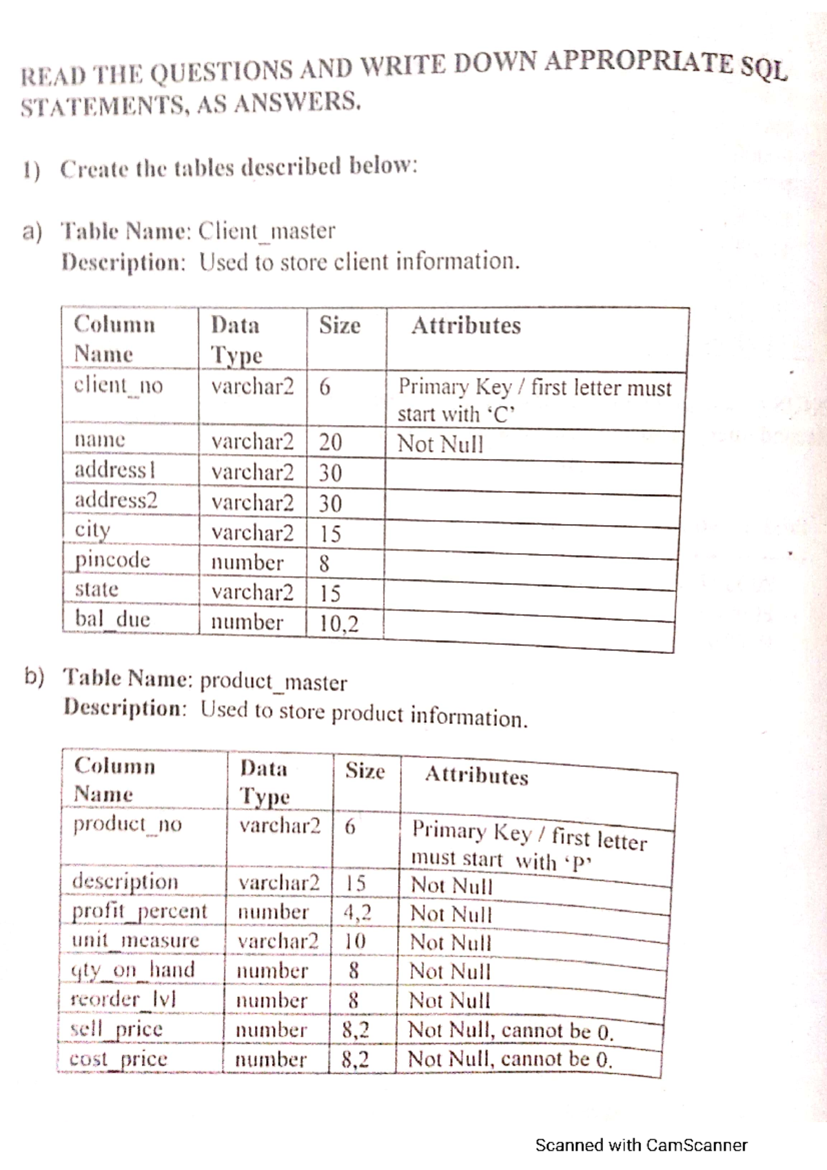 Database Management System Lab question - Computer Engineering - Studocu
