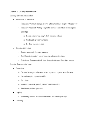 PHL 230 5 - Lecture notes module 5 - Module Five: Christianity Theme ...
