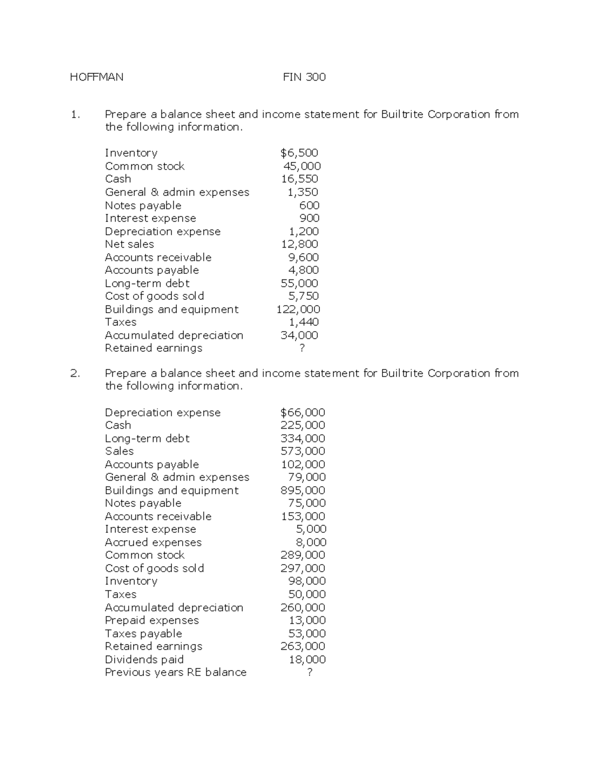 lect-notes-2-problems-finance-questions-for-lecture-2-hoffman-1