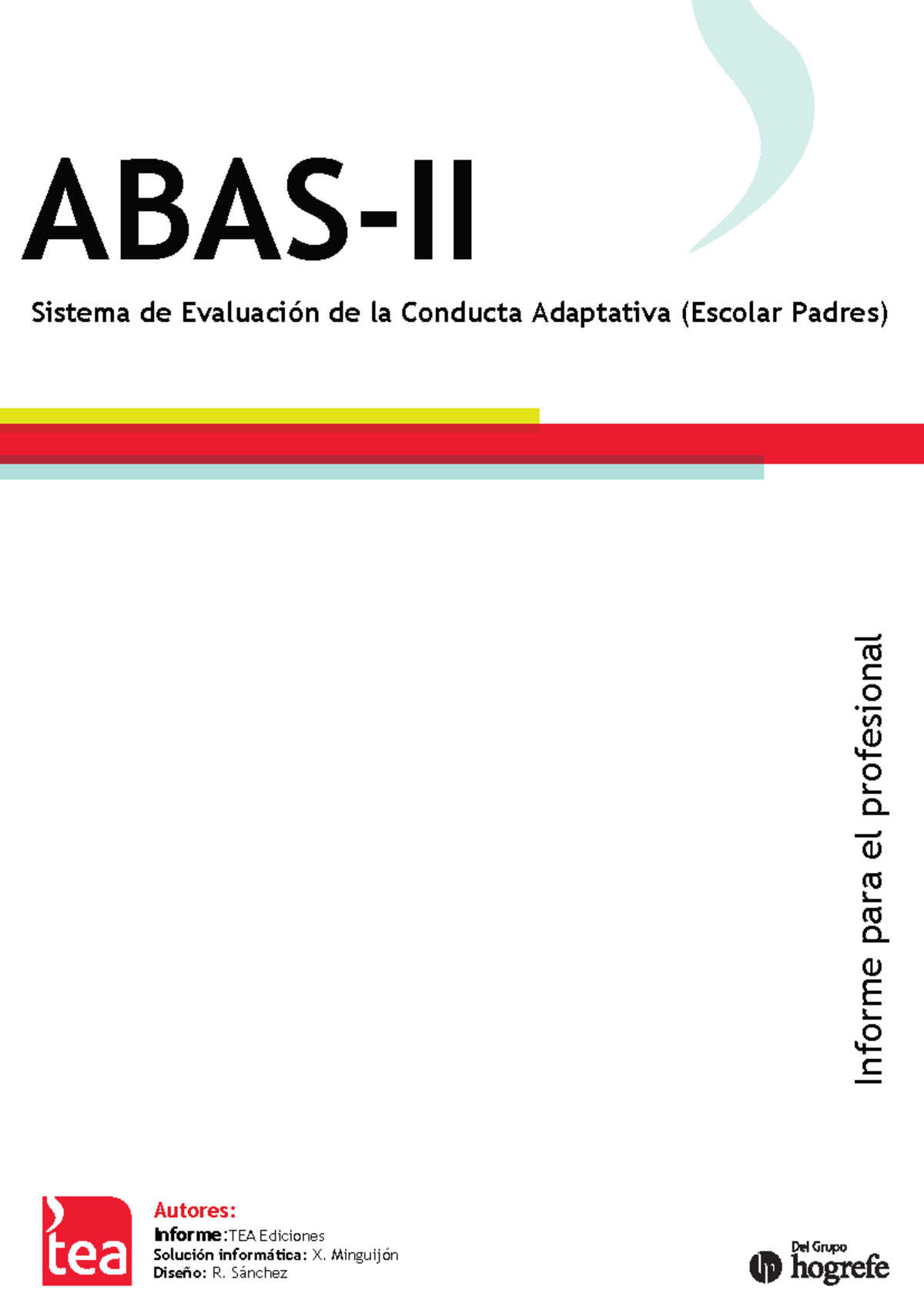 Ejemplo Informe ABAS-II - ABAS-II Sistema de Evaluación de la Conducta ...