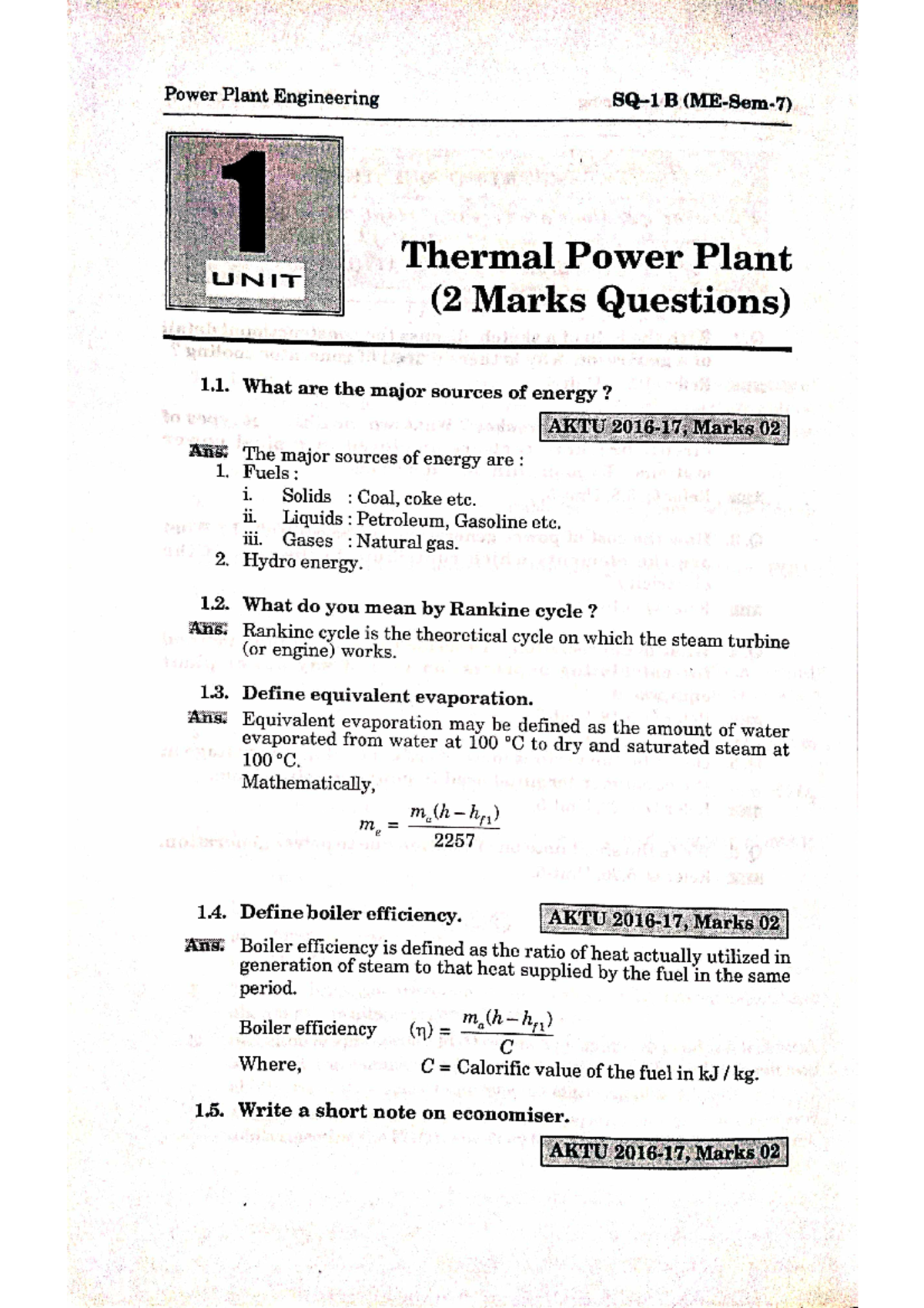 Power plant engineering notes - Studocu