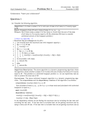 [Solved] Recursion divide and conquer Data structures Asymptotic notation - Algorithms (CS 4150 ...