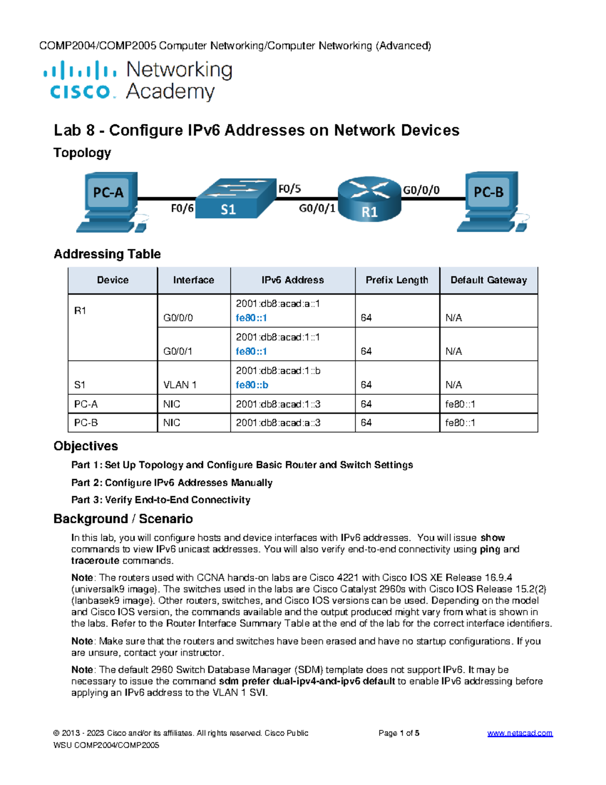 19586263 - practical work for week 2 assignment - COMP2004/COMP2005 Computer Networking/Computer ...