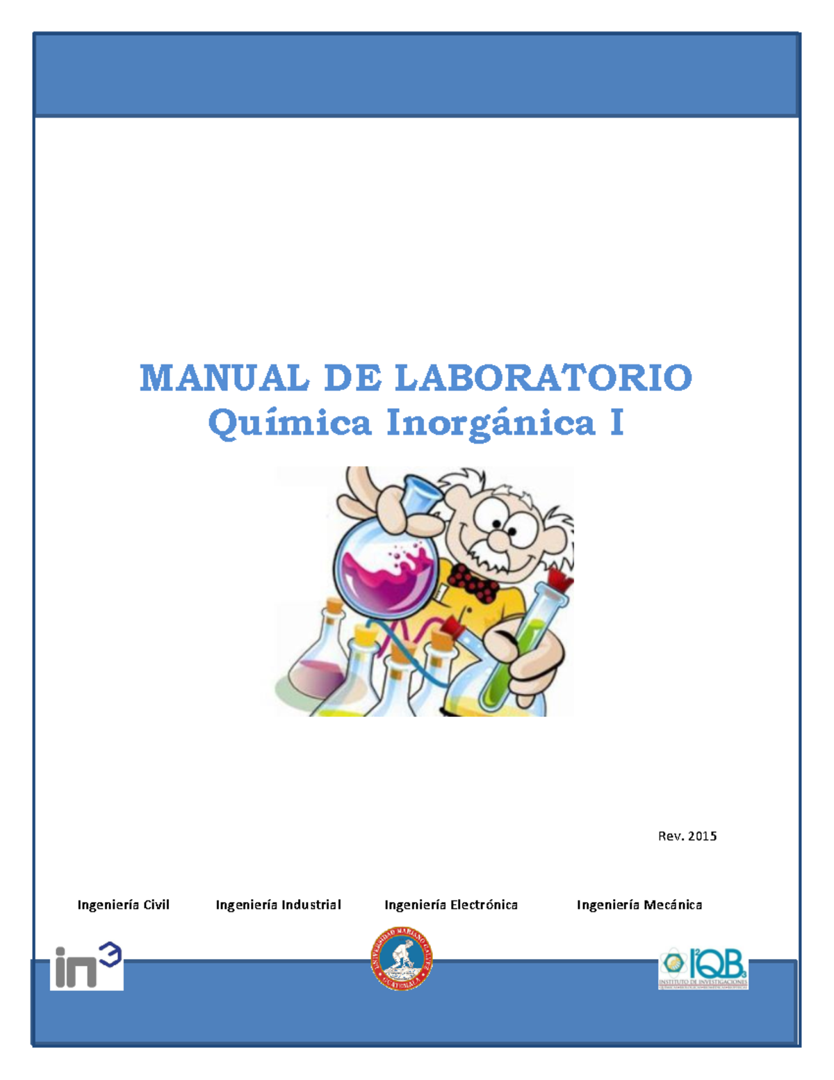 Manual de Quimica Inorganica I rev19(ing) (1) (2) (2) - MANUAL DE ...