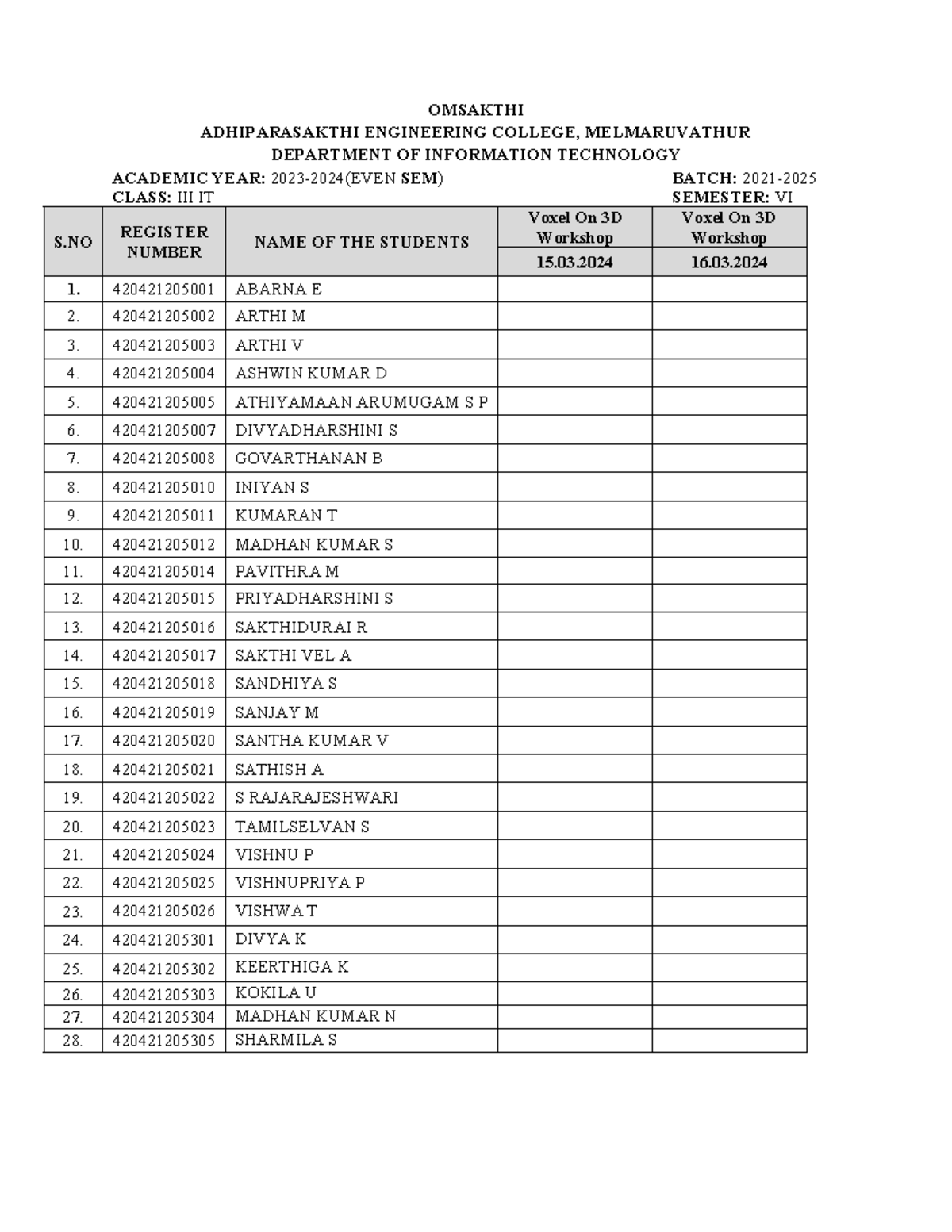 NAME LIST - ggggggggggggggggggggg - OMSAKTHI ADHIPARASAKTHI ENGINEERING ...