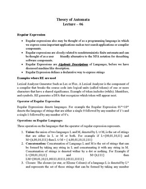 Self Review Assignment - Spring 2021 - Theory of Automata Spring 2021 ...
