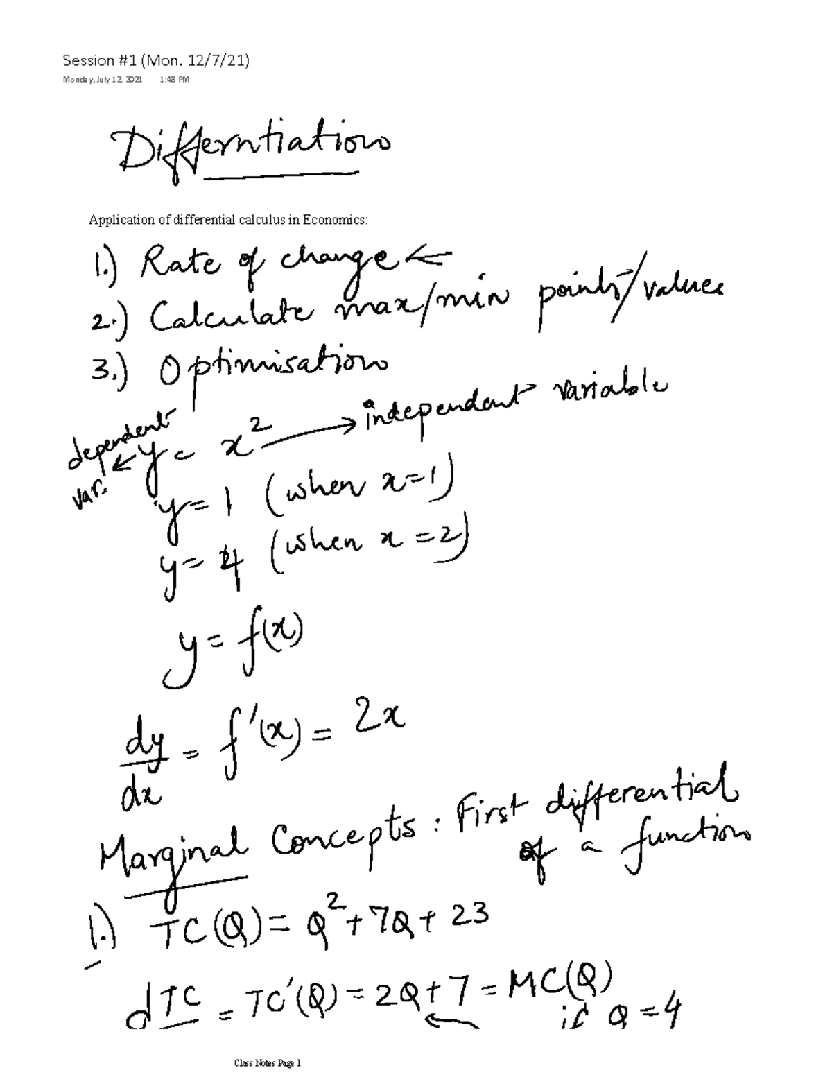 Maths Clubbed - Notes for Intermediate Mathematical Economics ...