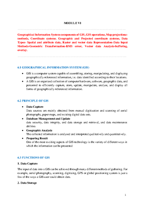 Module 1 Notes - BASIC CIVIL ENGINEERING NOTES MODULE 1 A. RELEVANCE OF ...