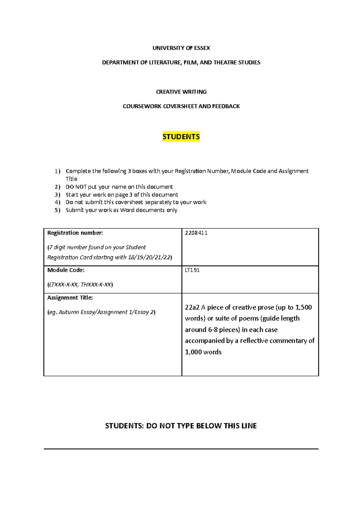 Suite of Poems - UNIVERSITY OF ESSEX DEPARTMENT OF LITERATURE, FILM ...