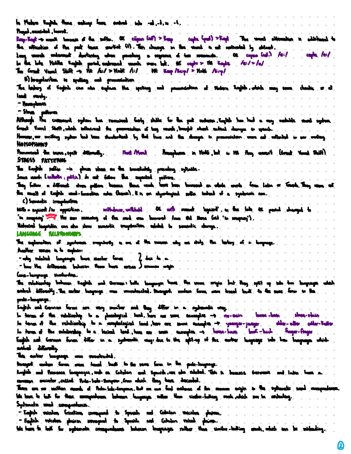 Histo 2 - Apunts de l'assignatura Història de la llengua anglesa I - In Mode rn Engl is h th o ...