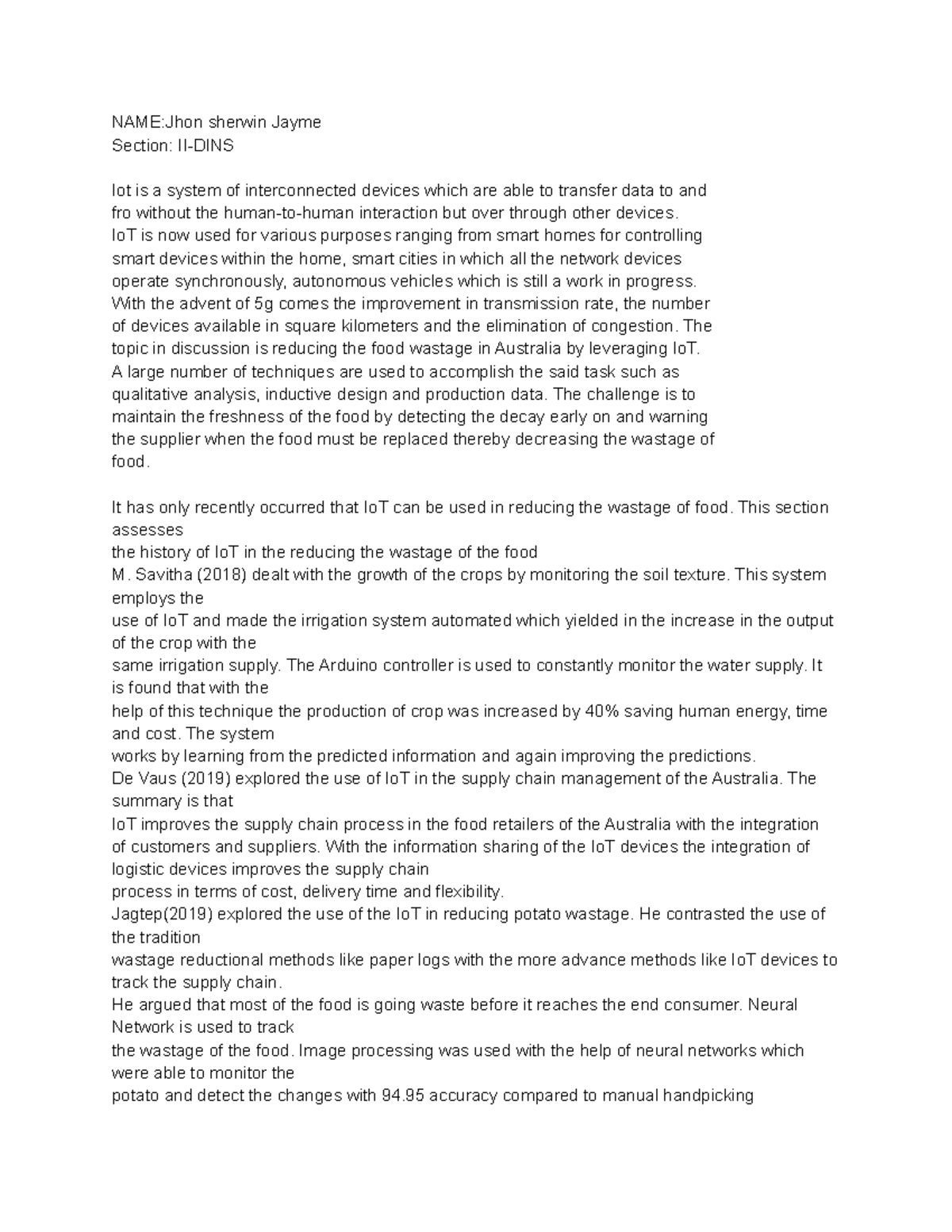ASS#2 - Jayme - Additional reviewer - NAME:Jhon sherwin Jayme Section ...