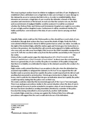 Legal Opinion - Model Answer - SAMPLE LEGAL OPINION You are pupil ...