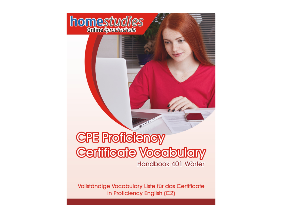 CPE Vocabulary List Proficiency Certificate in English - English Word ...