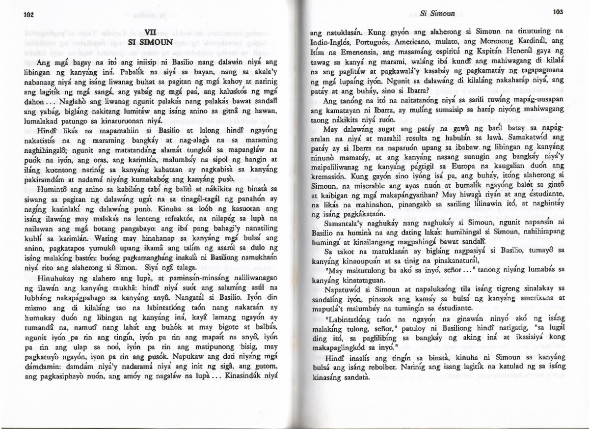 EL Filibusterismo jose rizal Kabanata VII si simoun-2 - Rizal and the ...