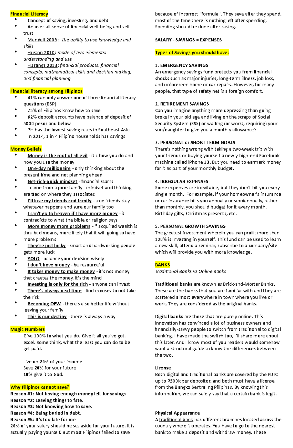 Financial Literacy - Financial Literacy Concept of saving, investing ...