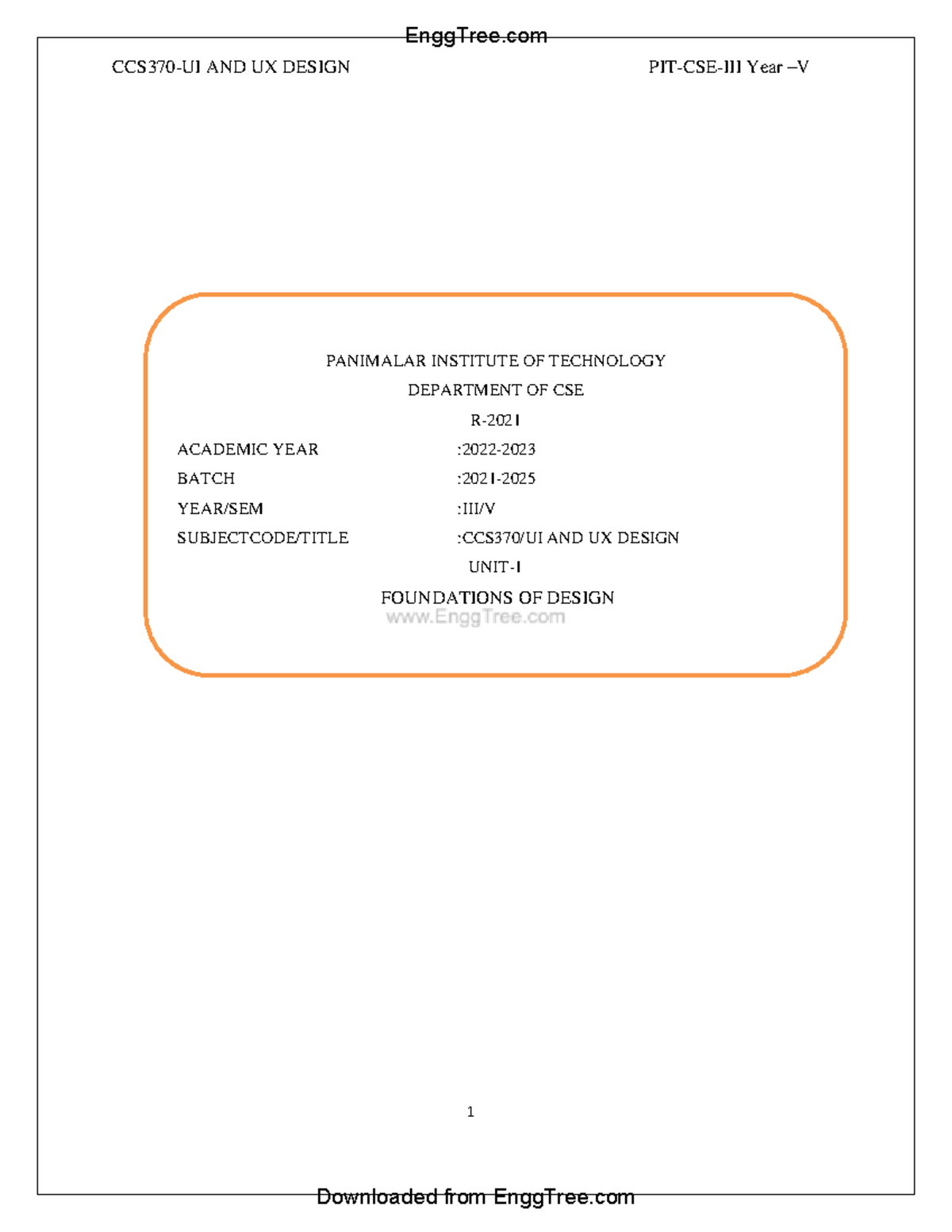 Ccs370 Ui And Ux Design Lecture Notes 2 Ccs370 Ui And Ux Design