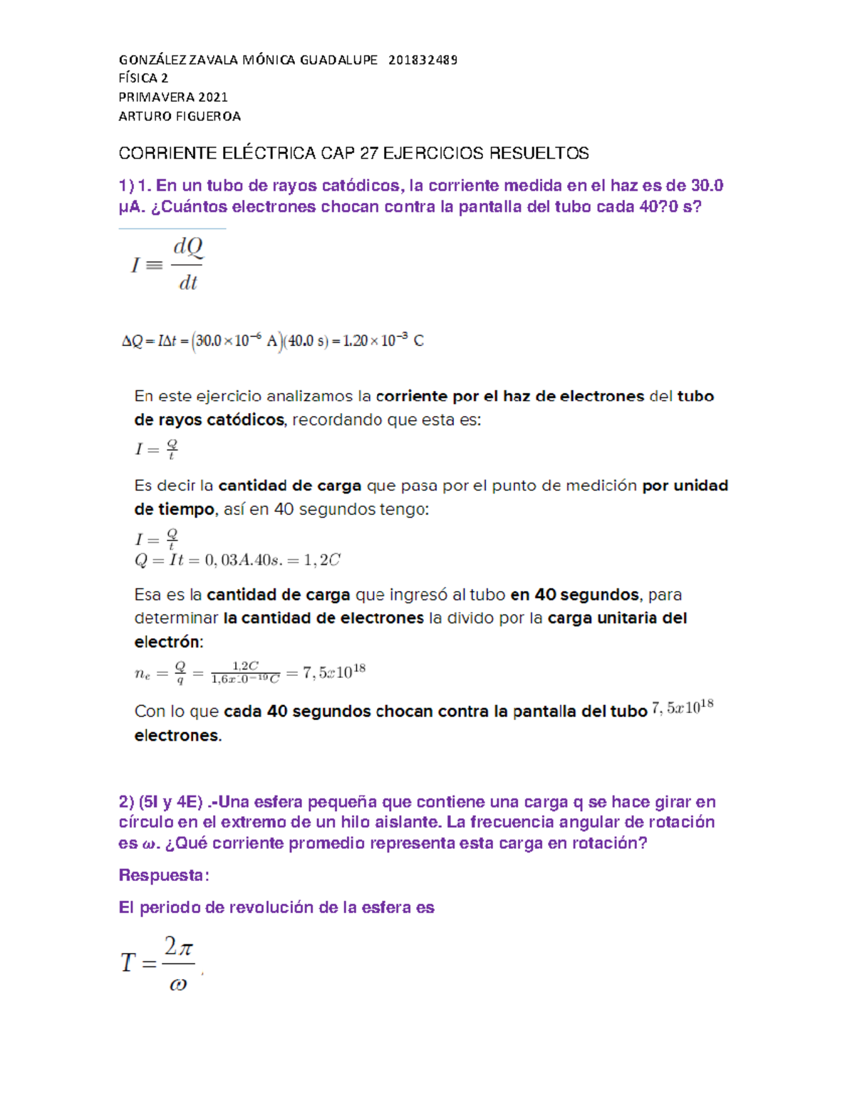 Ejercicios Resueltos Fisica II de 2020-2021 - GONZÁLEZ ZAVALA MÓNICA ...