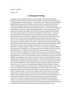 RPH - Module 2 - History - MODULE 2 Performance Task A. Column A’s are ...