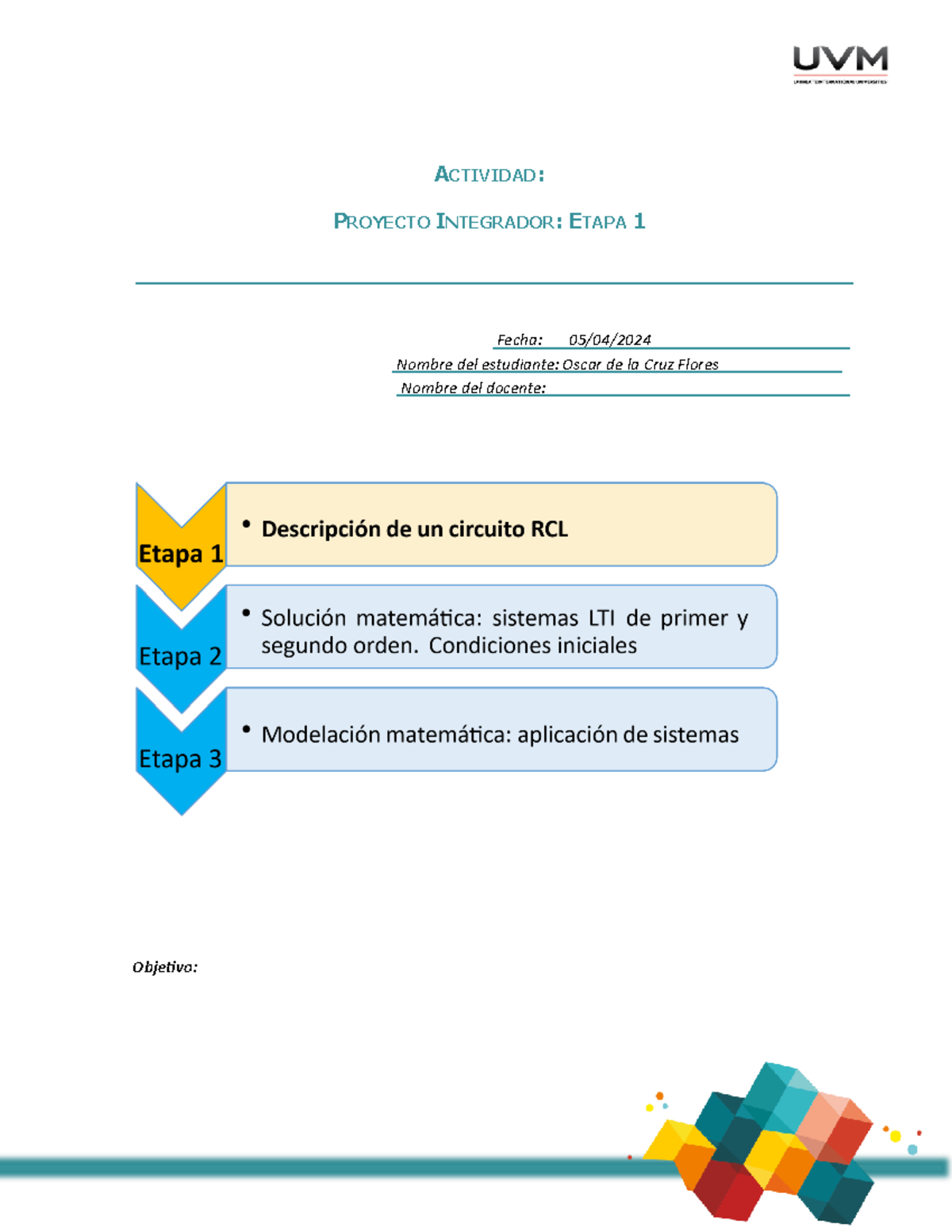 Proyecto Integrador 2 Etapa - ACTIVIDAD: PROYECTO INTEGRADOR: ETAPA 1 ...