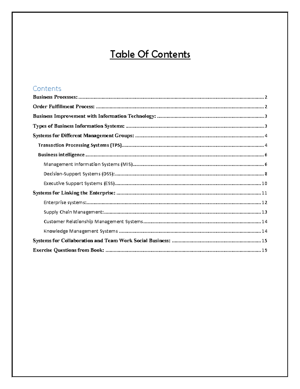 Lecture 2 - Discussion on MIS and its implementation with enterprises ...