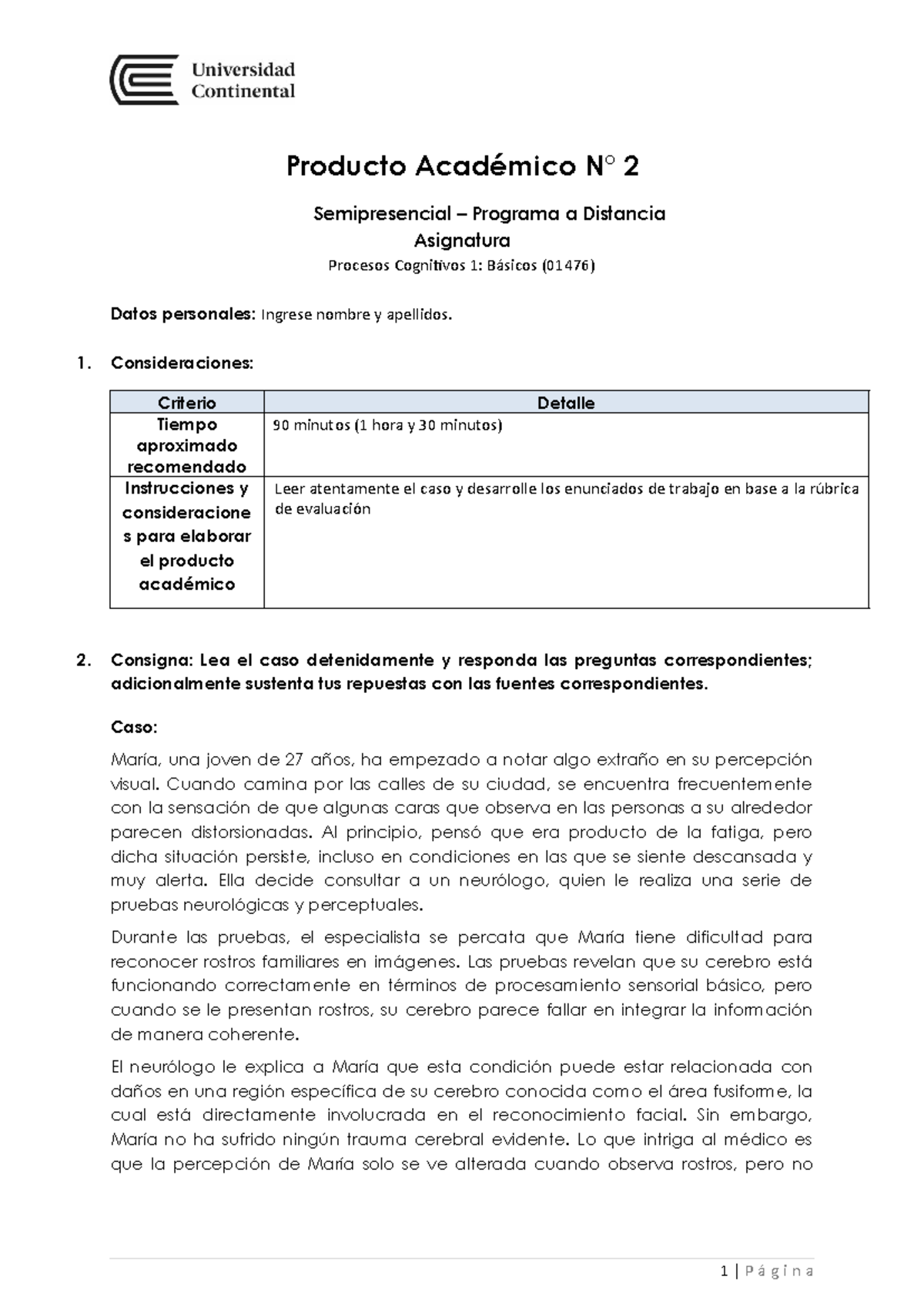 Producto Académico N° 2 - 2024-20 - Producto Académico N° 2 Semipresencial – Programa a ...