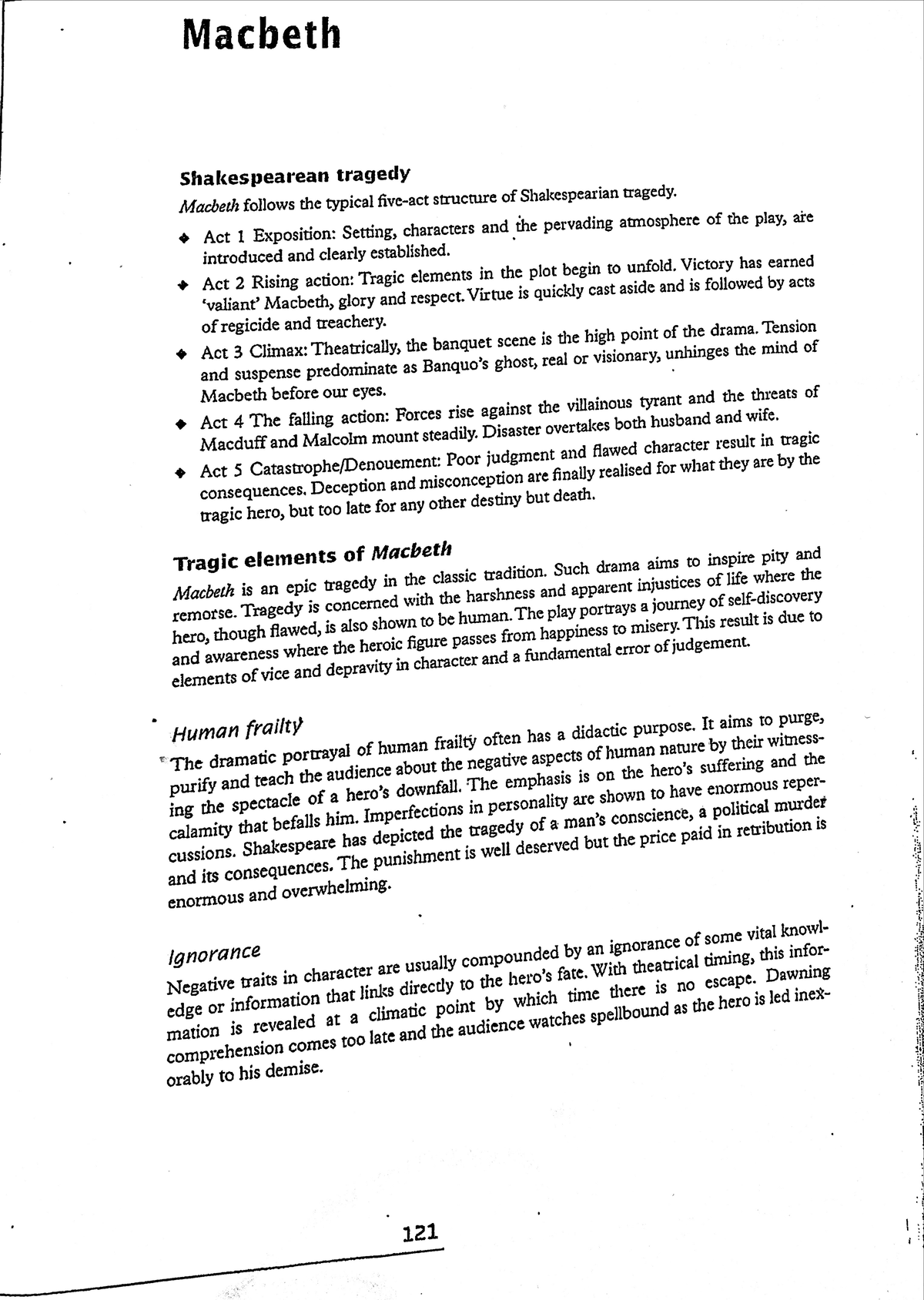 Macbeth Study notes - Studocu