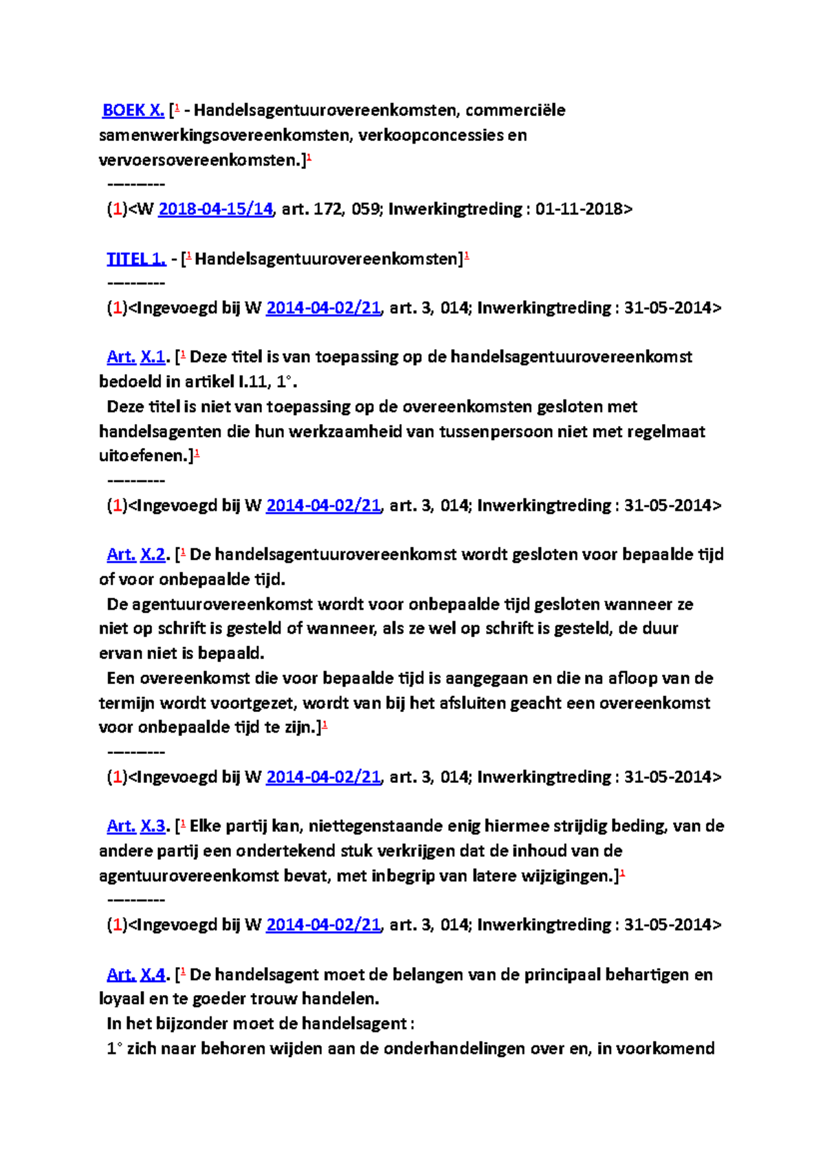 Boek X WER - wettekst sociaal en ondernemingsrecht Te gebruiken voor ...