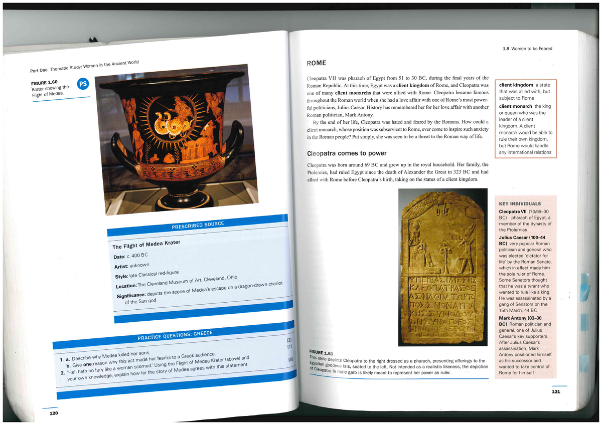 Cleopatra textbook pages - Studocu