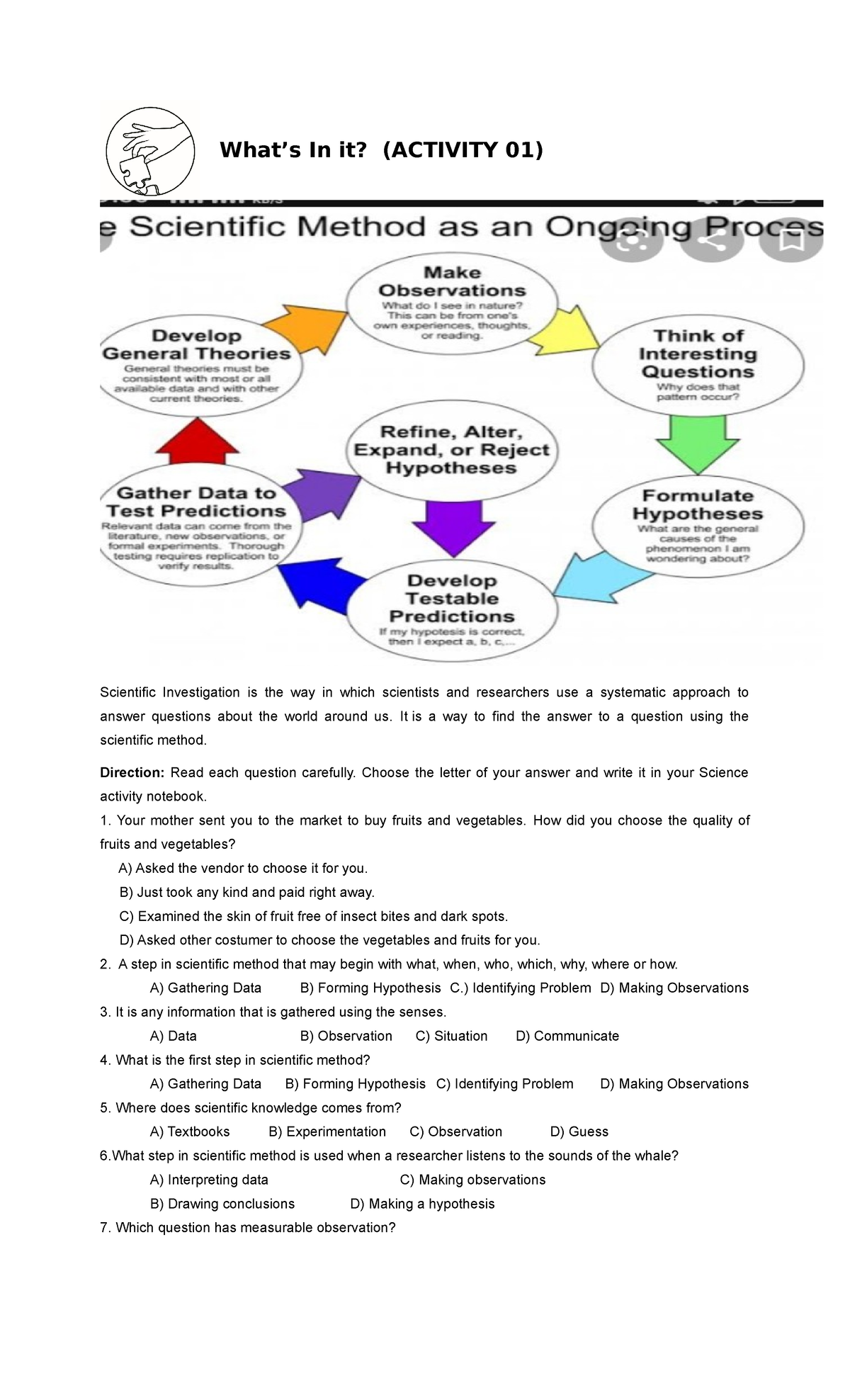 Activity secondweek - TEACHER ANNE - What’s In it? (ACTIVITY 01 ...