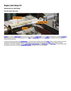 Sample of Machine Shop Project - California State University, Long ...