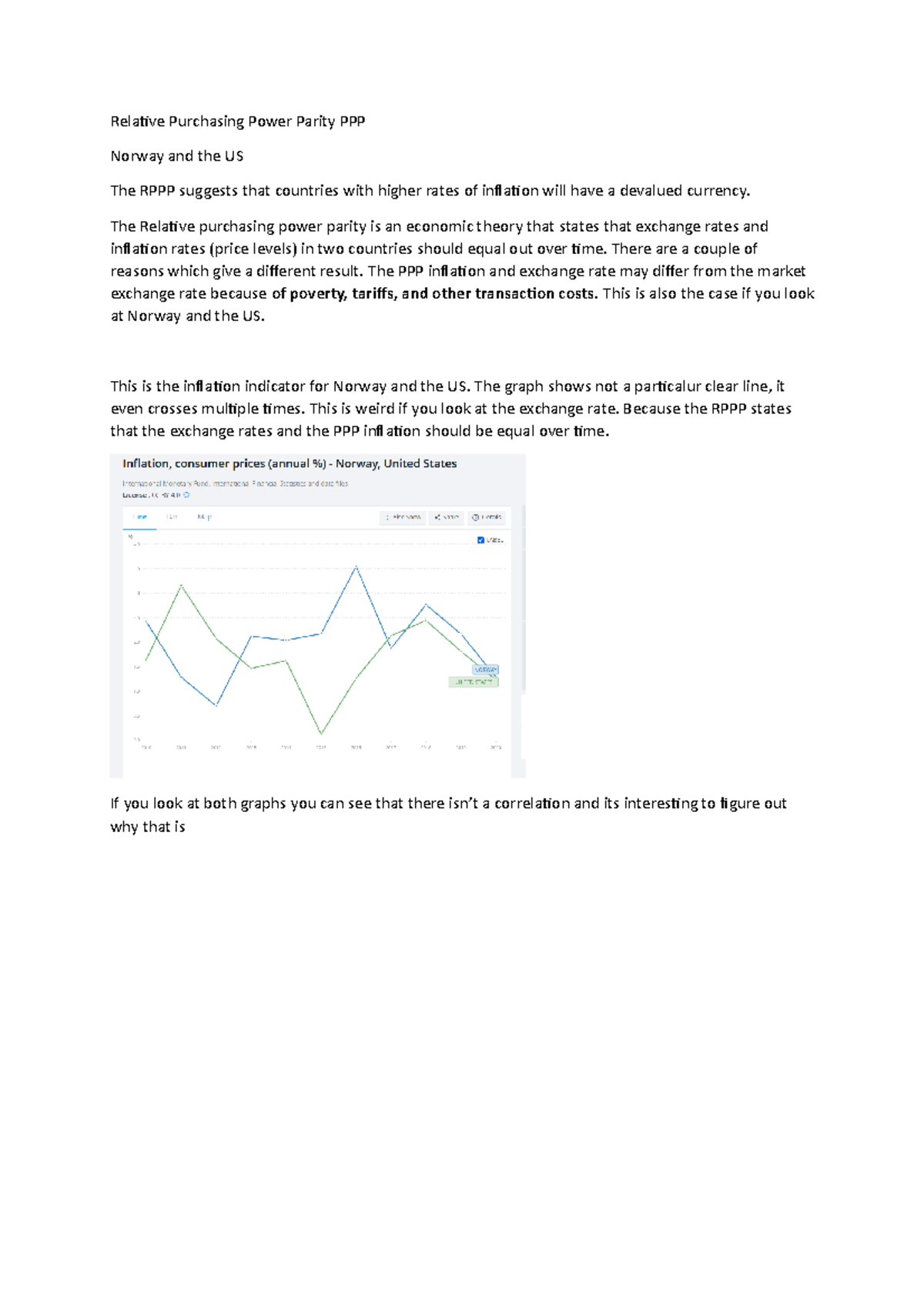 Relative Purchasing Power Parity PPP - The Relative purchasing power ...