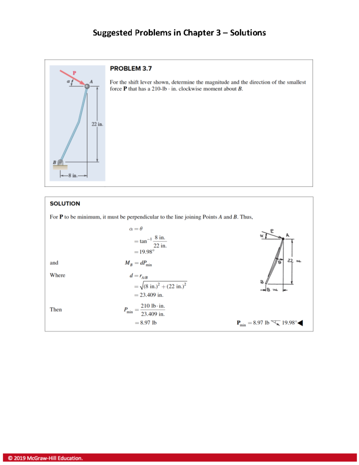 Ch3 Suggested Problems Solutions - ENGR 242 - Suggested Problems in ...