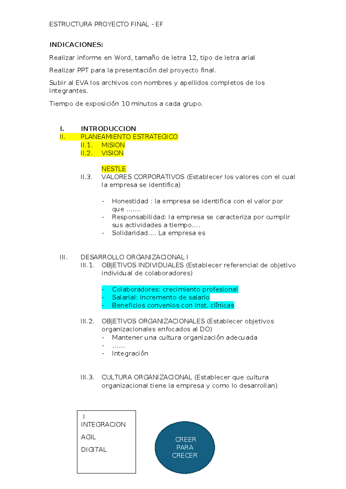 Estructura Proyecto Final - ESTRUCTURA PROYECTO FINAL - EF INDICACIONES ...