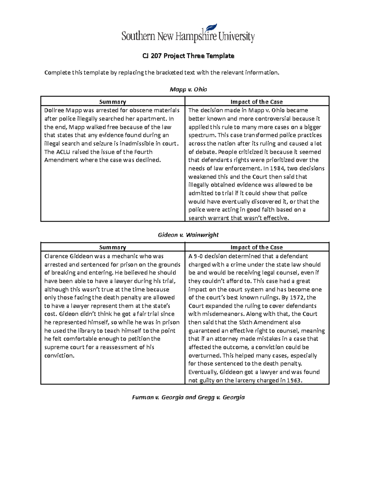 CJ 207 Project Three Template - CJ 207 Project Three Template Complete ...